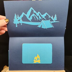 Wild Adventures Camping Card - Etsy