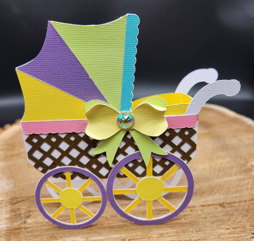 Baby Pram Pop up Card - Etsy