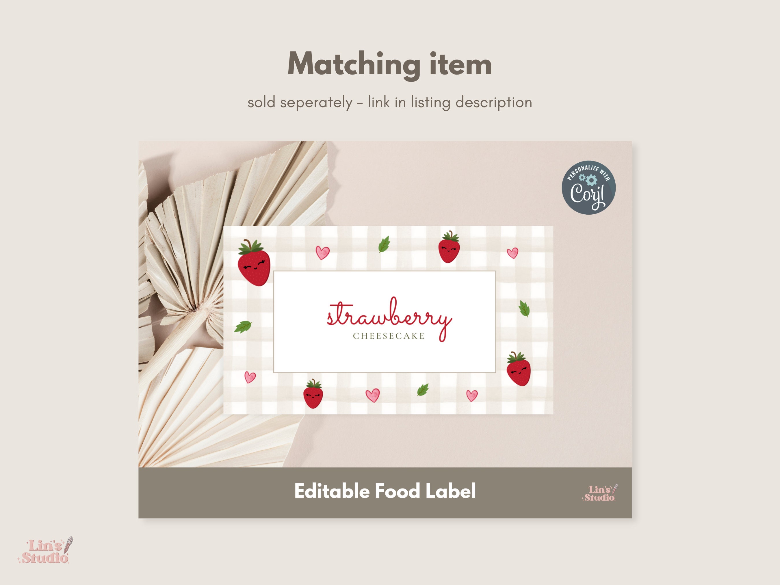 Strawberry Charger Plate Insert, Berry First Birthday, Editable DIY ...