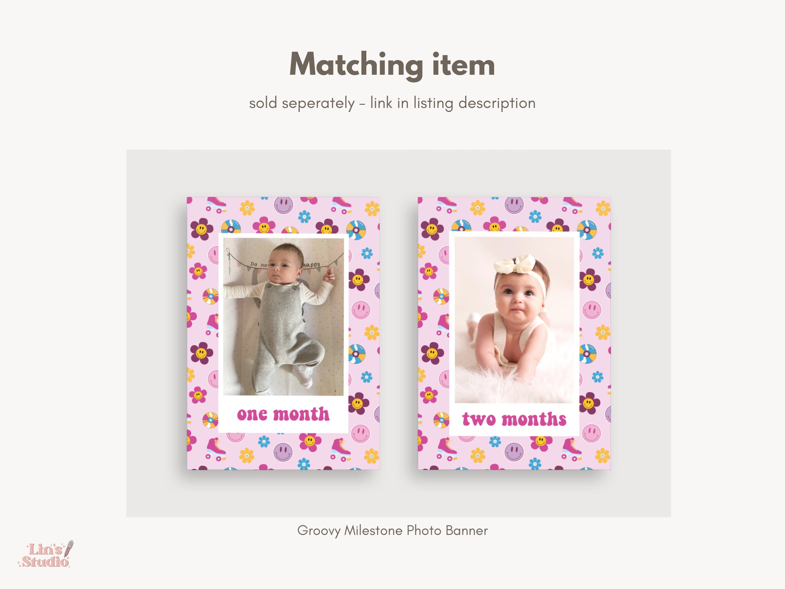 Groovy Water Bottle Label, Retro, Flower, Smiley Birthday, Groovy Party ...