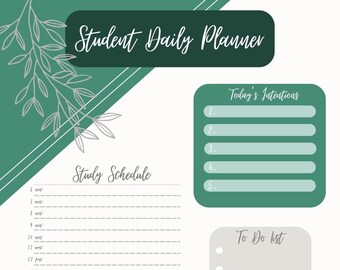Student Daily Planner Lavender - Etsy