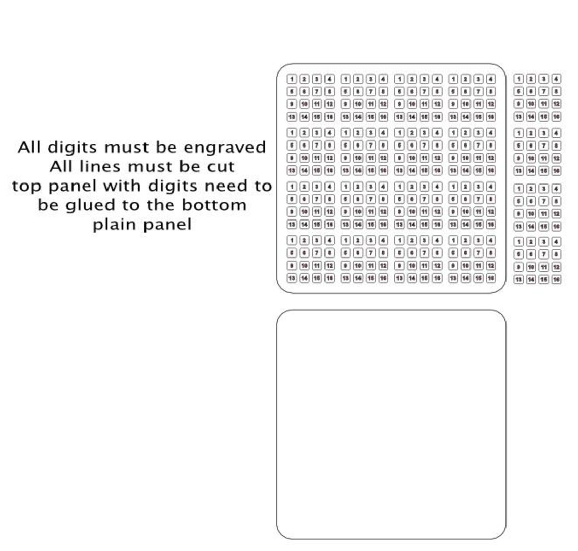 Giant Sudoku Challenge Wooden Sudoku Digital Files SVG, PNG, Sudoku ...