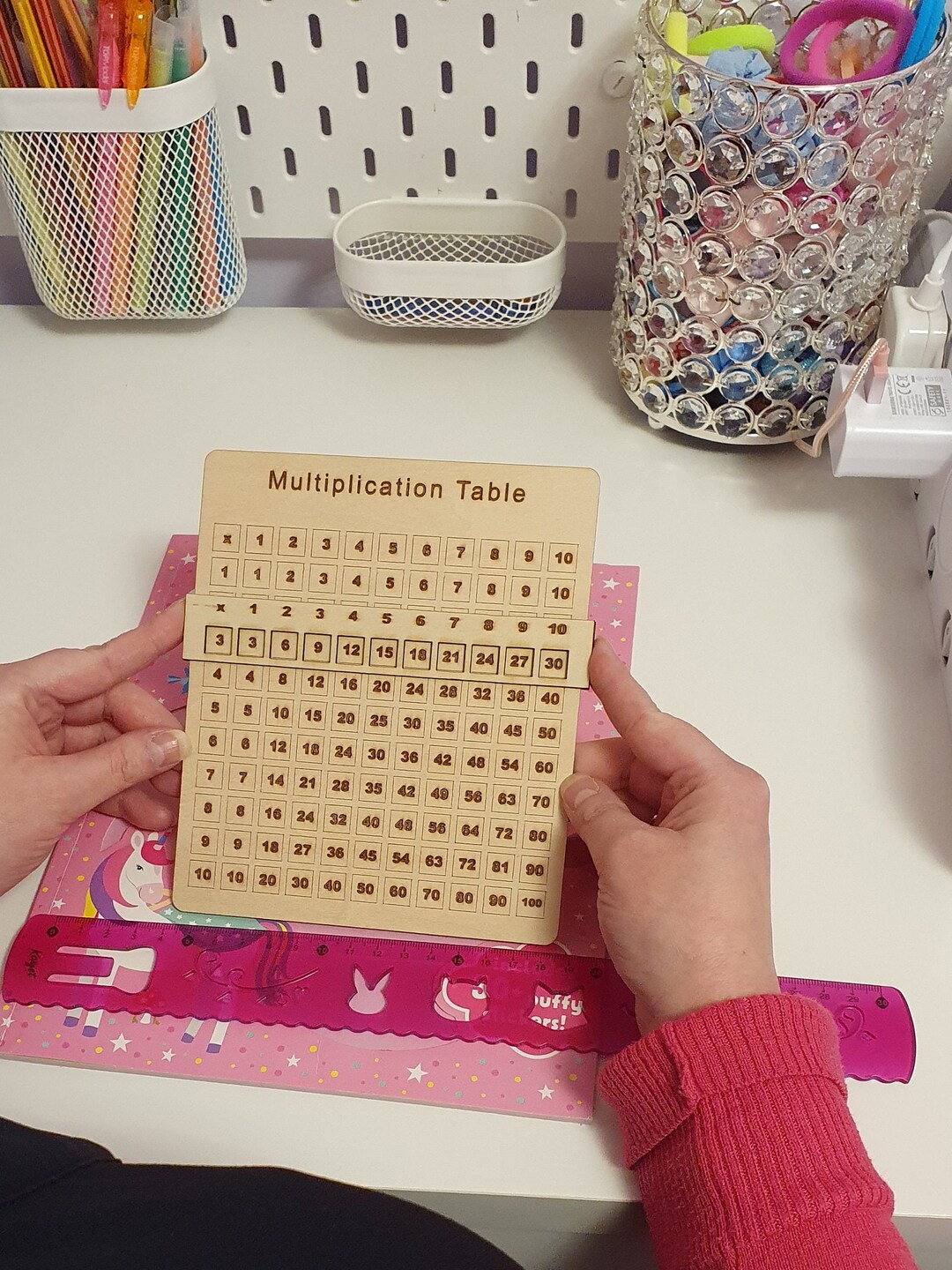 Multiplication Table Square - Etsy