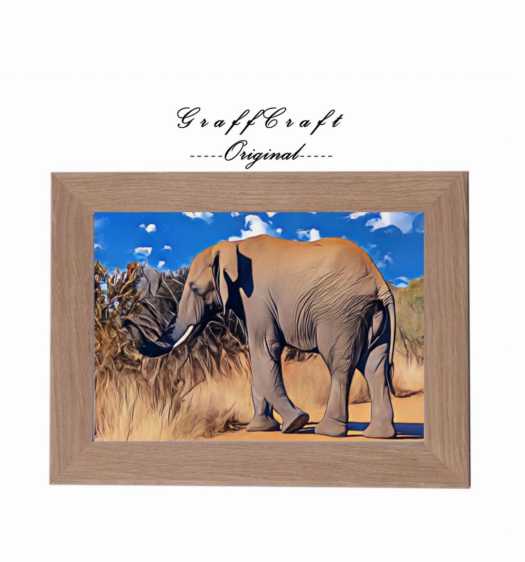 Wild Animals Elephant Painting Fantasy Art for Everyone Who Wants to ...