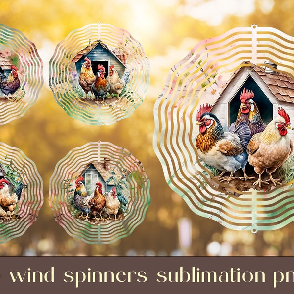 Chicken Wind Spinners - Etsy