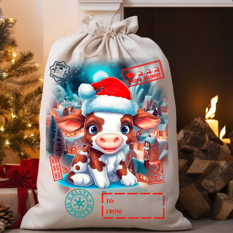 Santa Sack Western - Etsy
