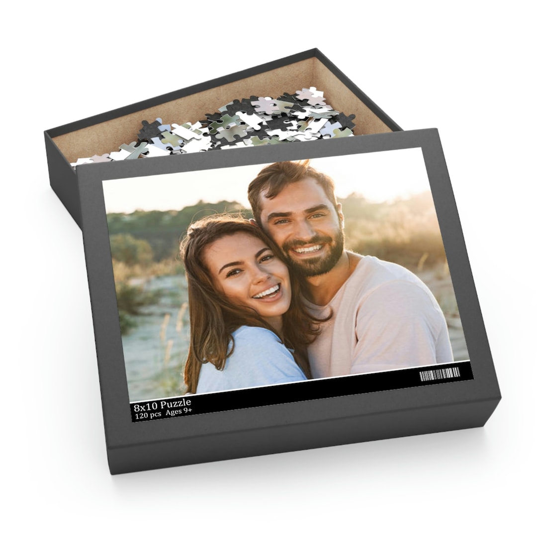 Personalized Puzzle of Love: Custom Couple Photo Print, Puzzle 120, 252 ...