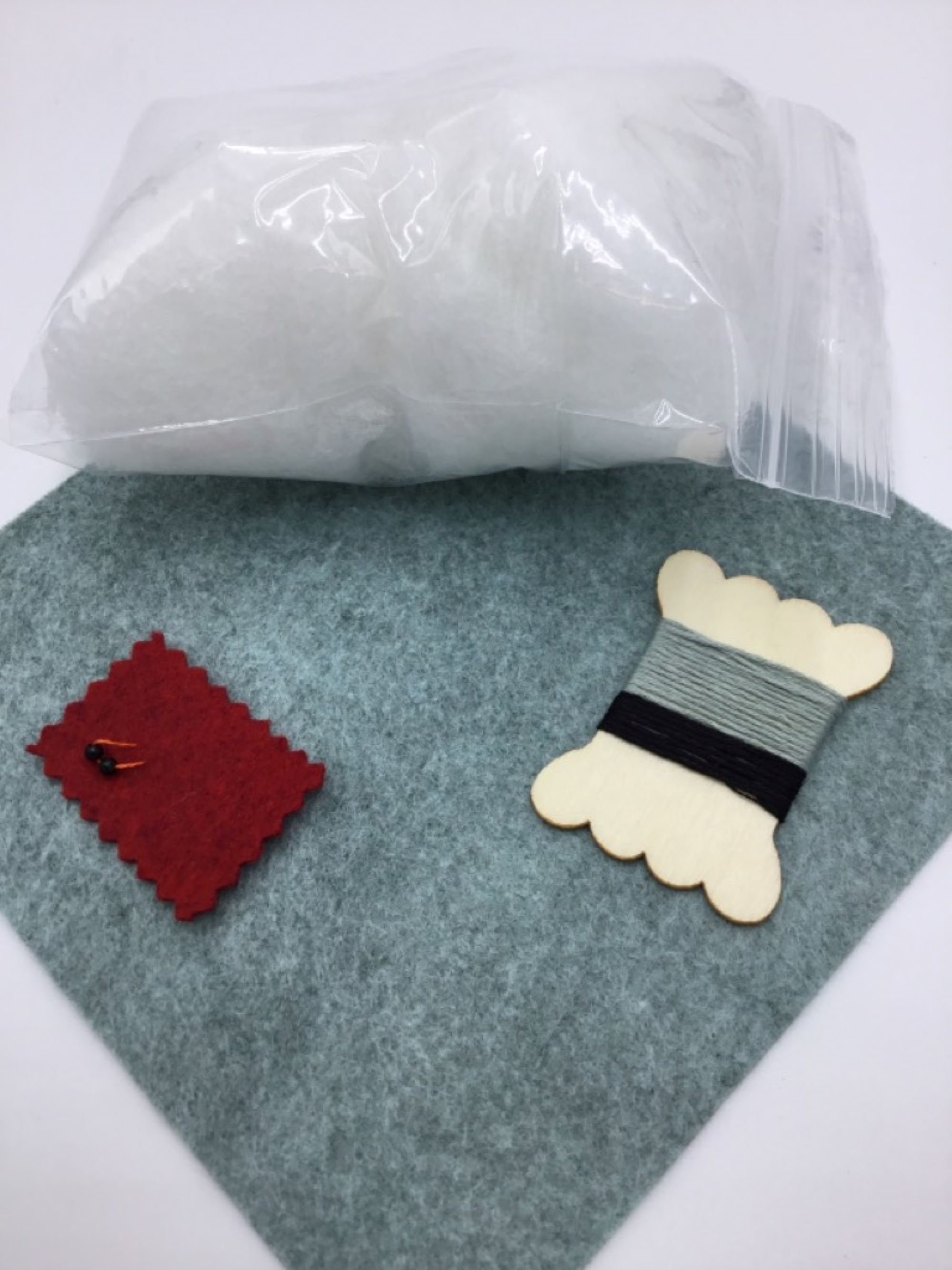 4" Bear Refil Pack - Felt, Threads, Beads - 9 Colour Options - Etsy