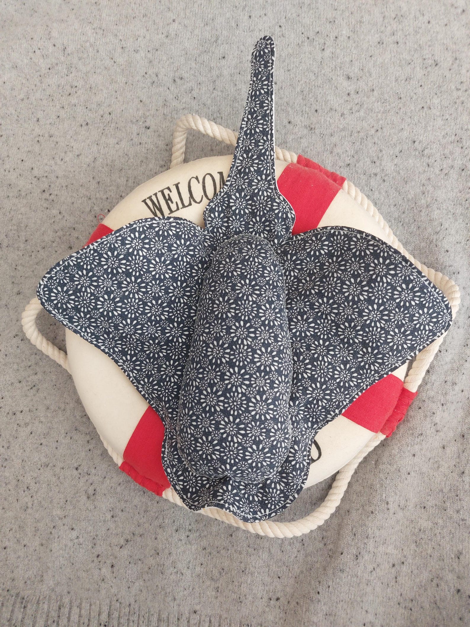 PDF Pattern - Fay the Ray Marine Fish Sewing Pattern & Instructions ...
