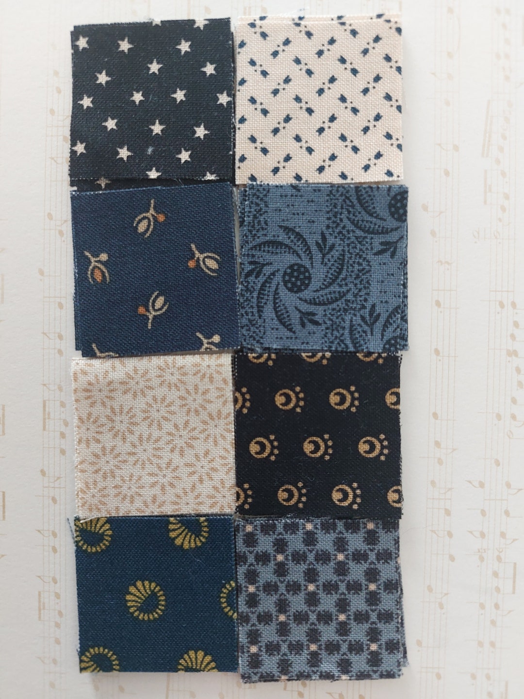 DIY Dolls House Pre-cut Patchwork Quilt Sewing Kit Homestead Blues - Etsy