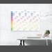 2025 Horizontal Full Year Wall Planner, Printable PDF, A4,A3,A2 & A1 ...