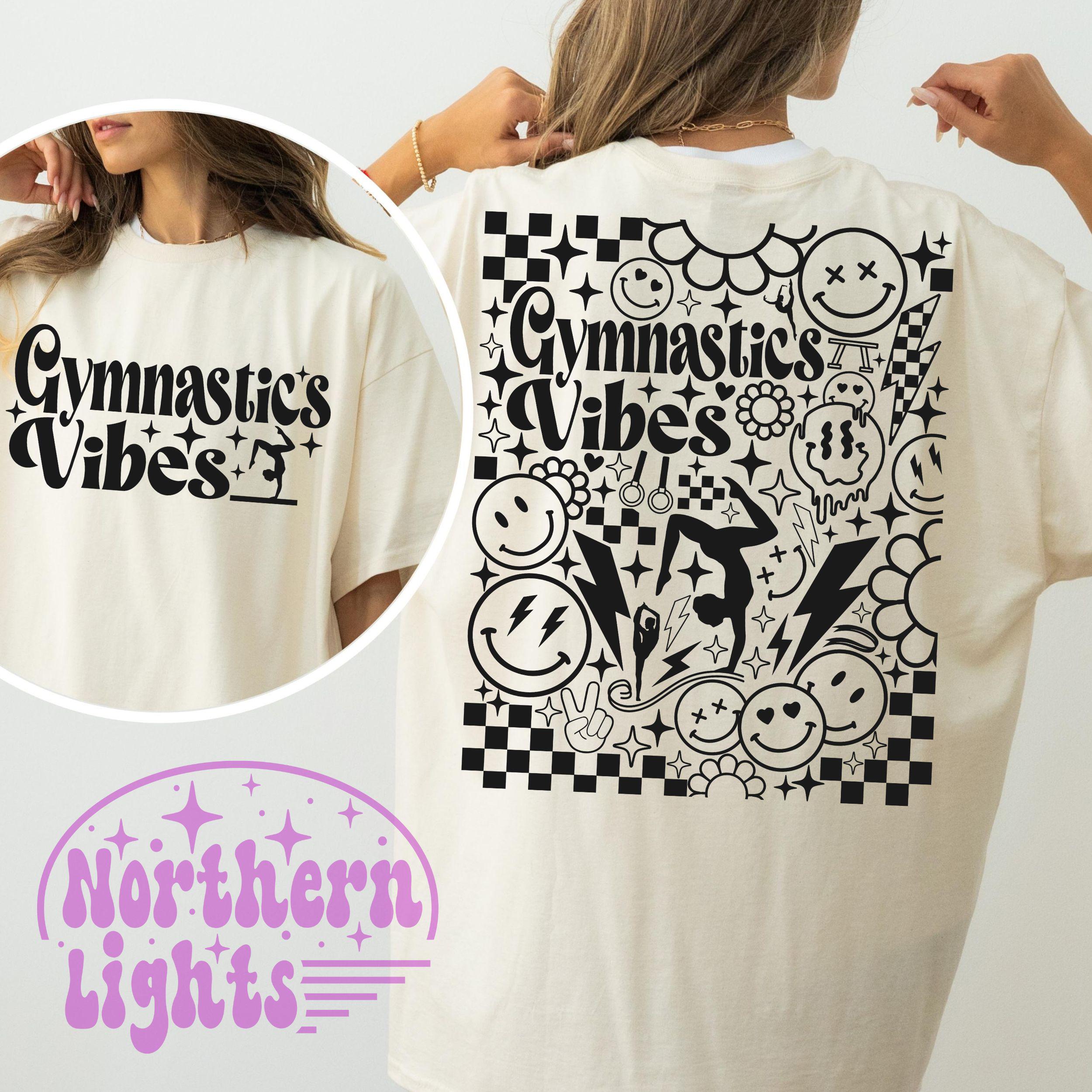 Retro Gymnastics Vibes SVG, Gymnastics Svg Design, Gym Life Svg ...