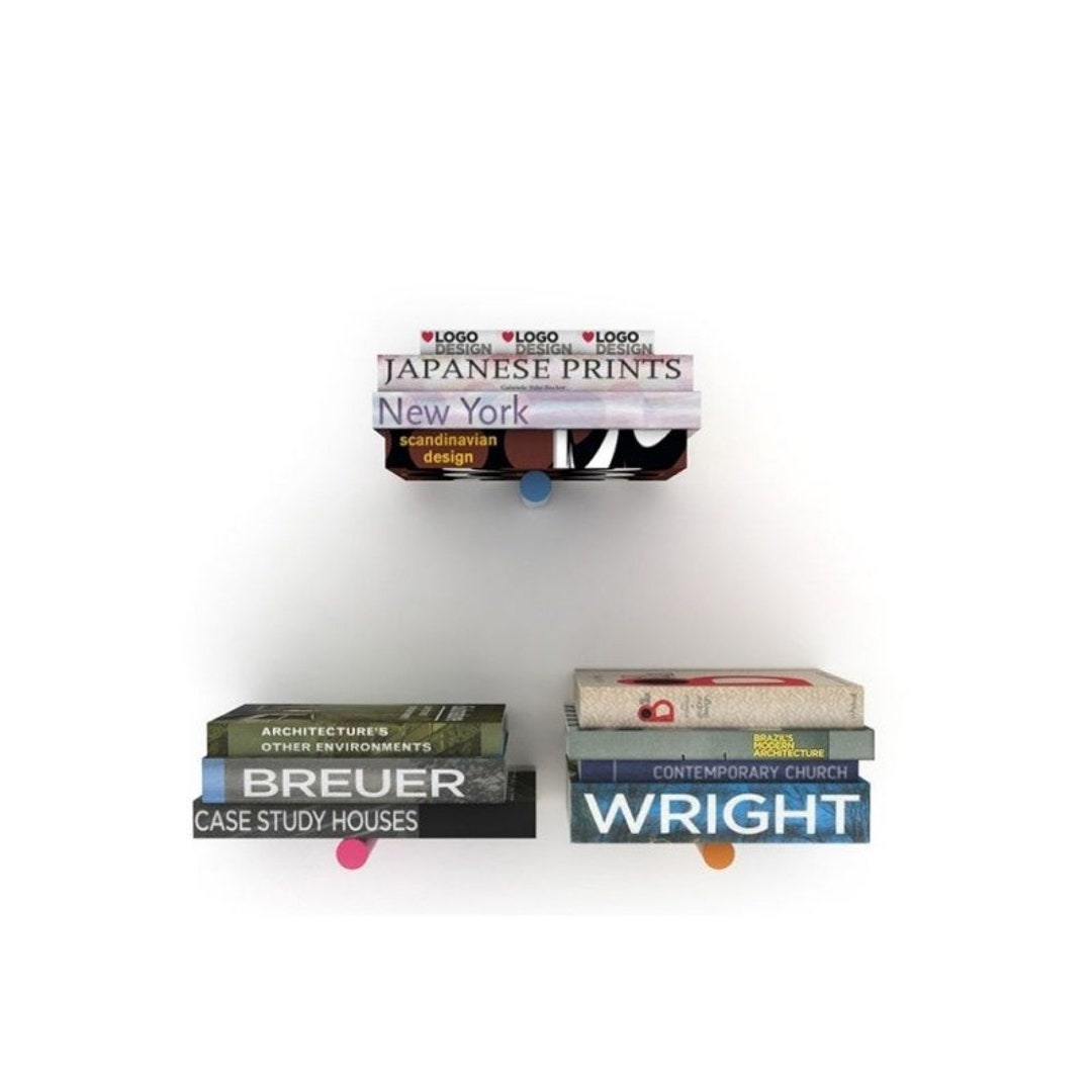 Colored Shelves for Retractable Books. - Etsy