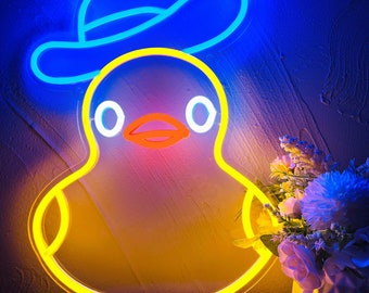 Neon Sign Duck - Etsy