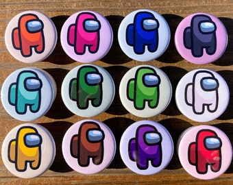 Among Us Sus Button - Etsy