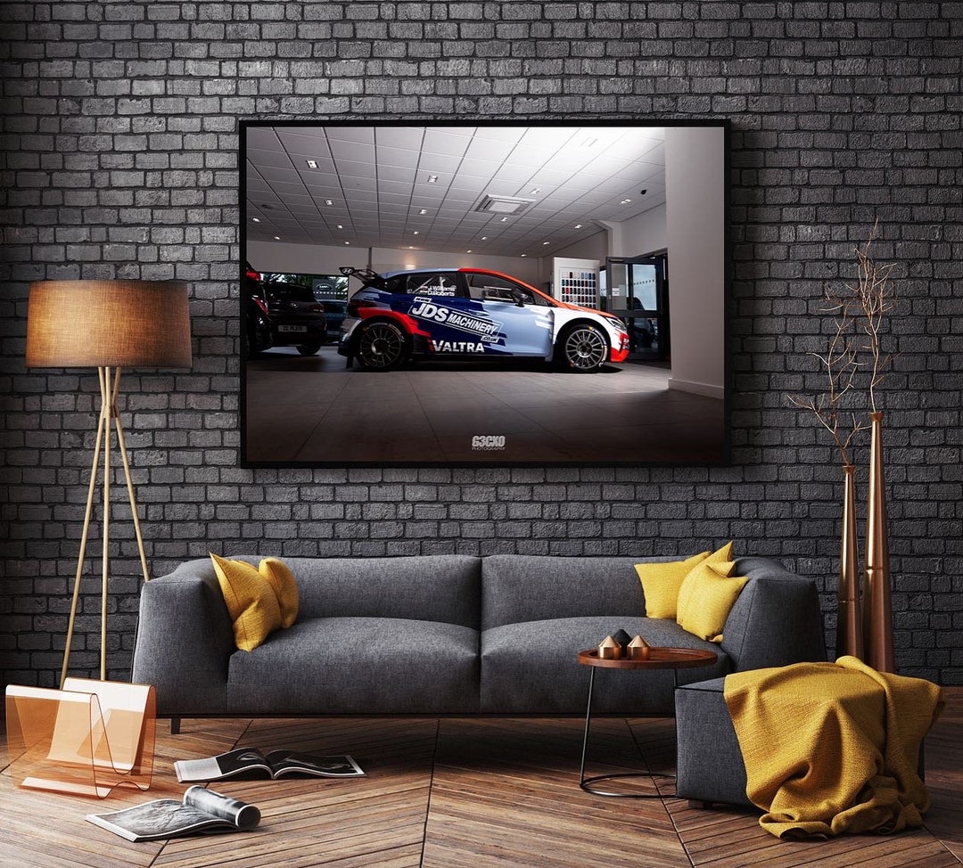 Hyundai Rally Car Poster Print - Etsy