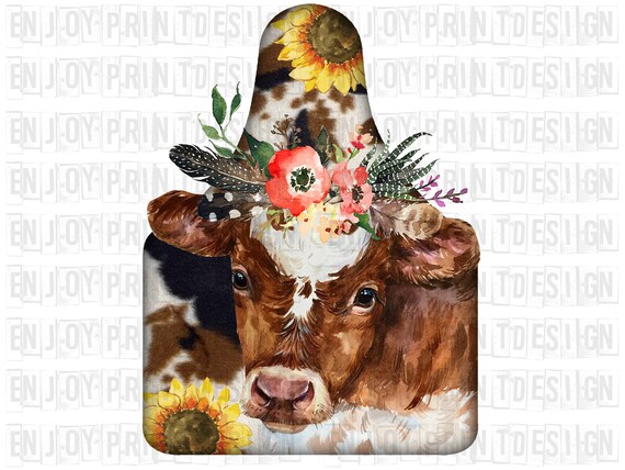 Cow Show Tag Pngwestern Designcow Tag Pngcow Tag - Etsy