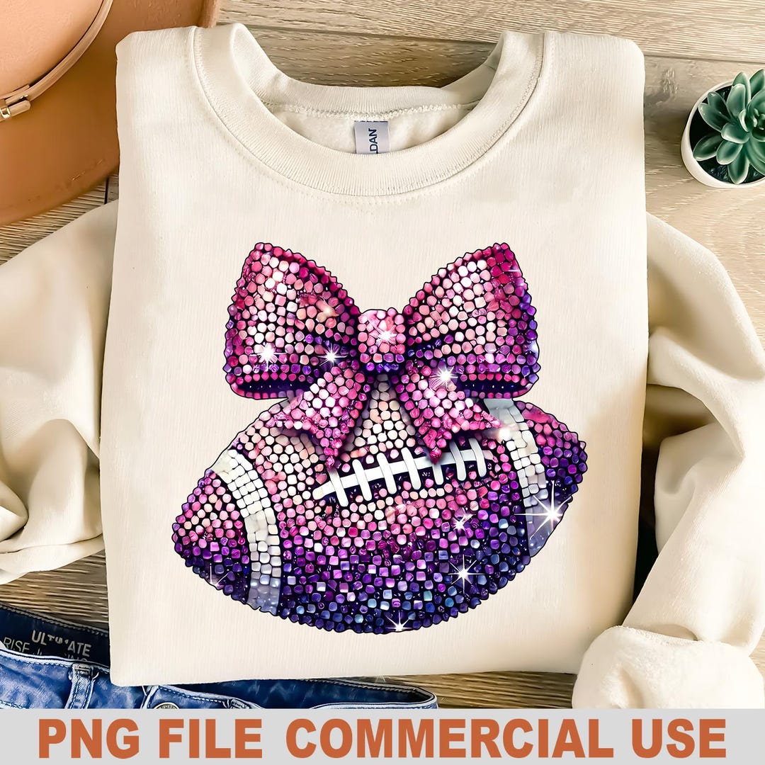 Football Bow Png, Coquette Bow Png, American Football Png, Football ...