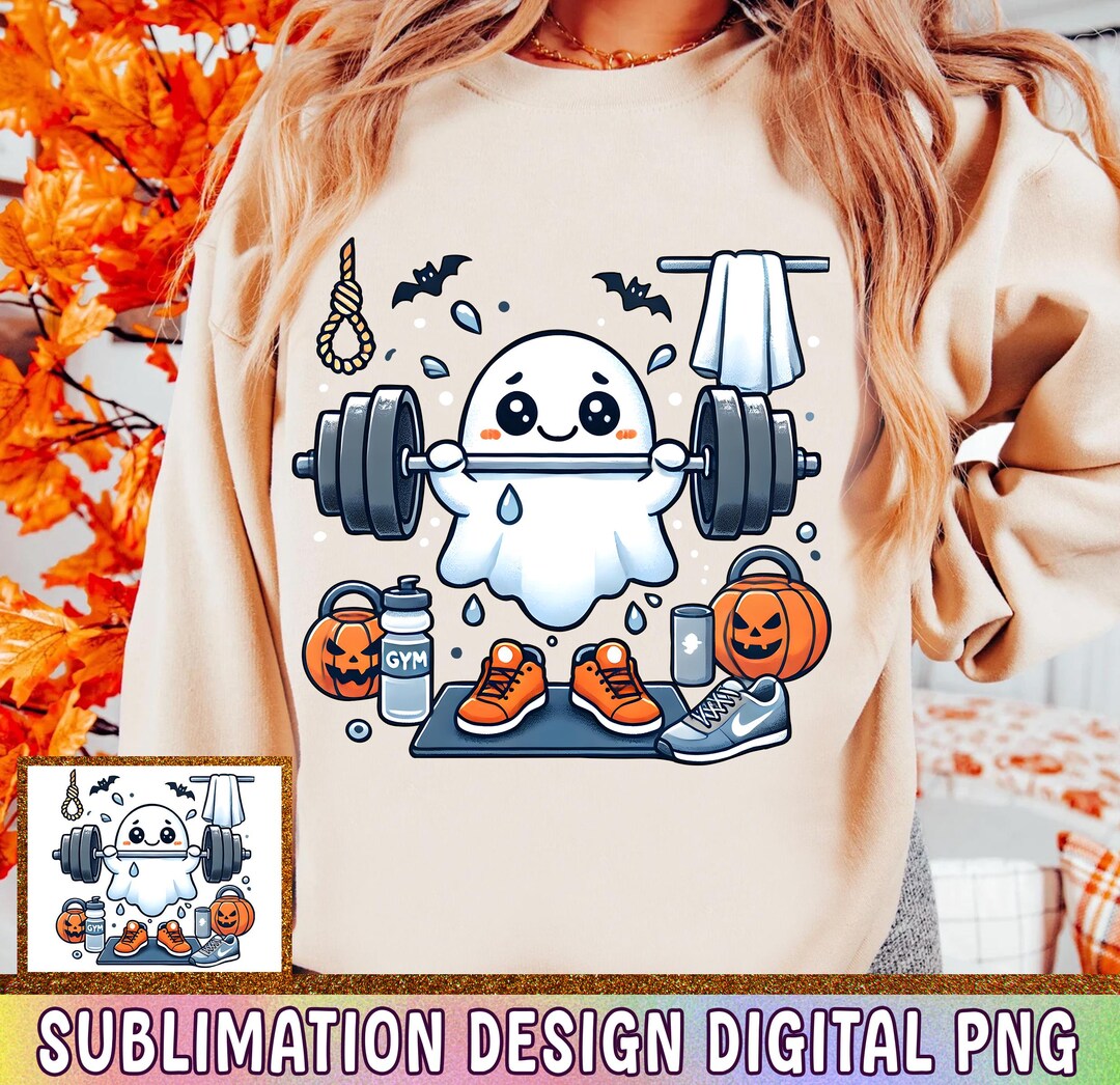 Halloween Gym Png, Ghost Booty Png,putting the Boo in Booty Fall ...