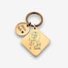 Custom Line Art Square Keychain | Personalised Drawing Keychain | Laser ...