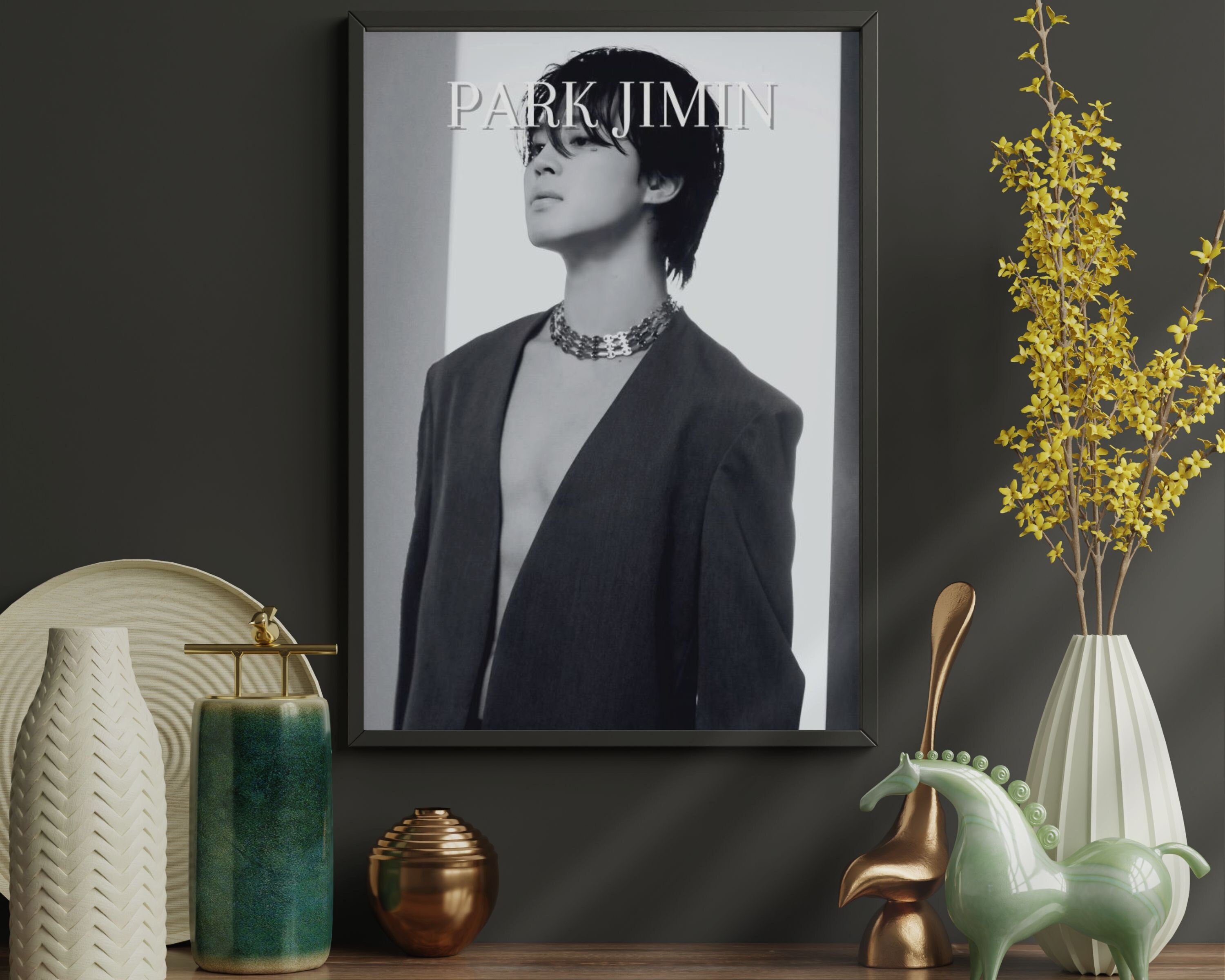 BTS Jimin Poster Set BTS Jimin Face Inspired Poster Digital Download ...