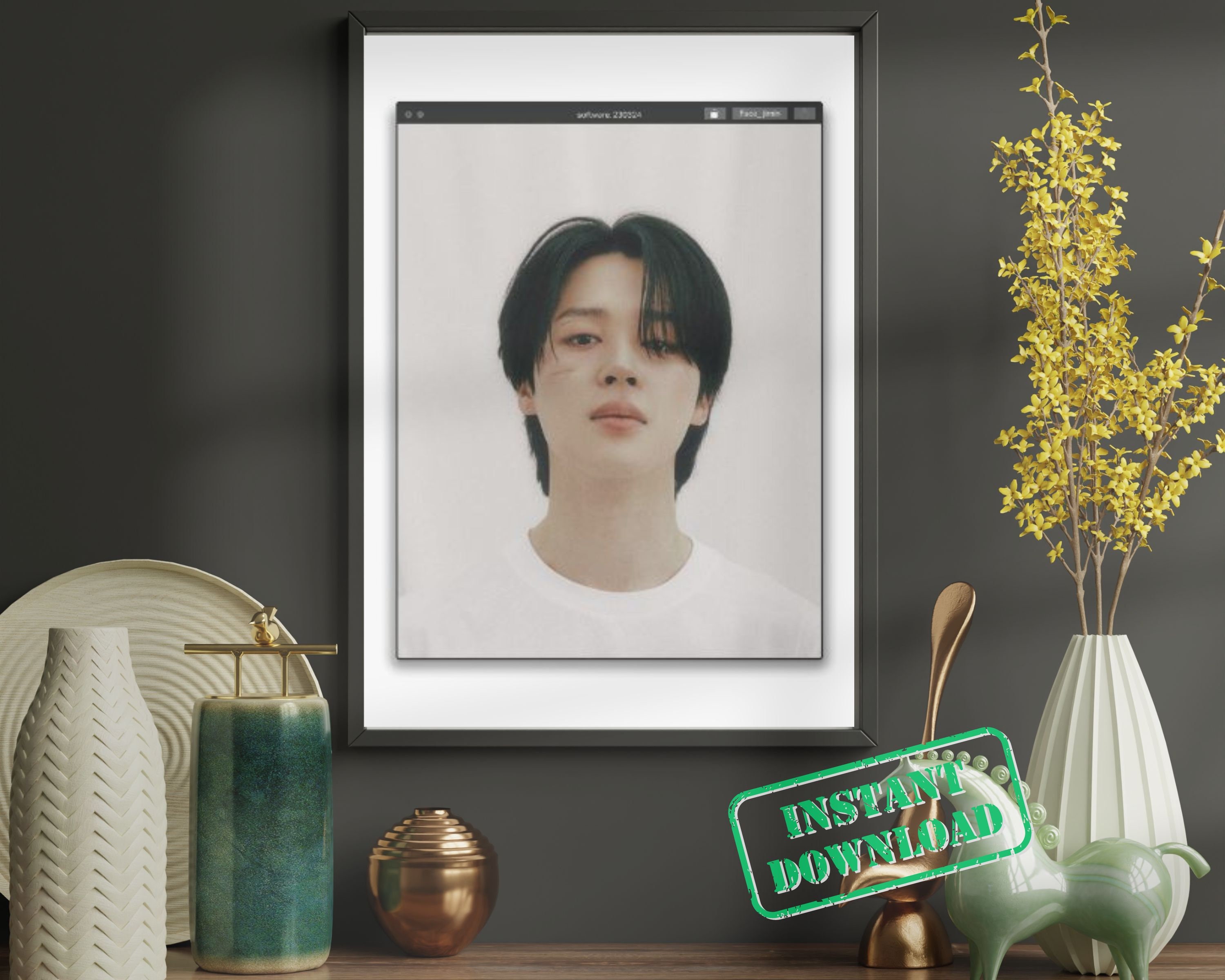 Jimin BTS Poster Set BTS Jimin Set Me Free Software Inspired - Etsy