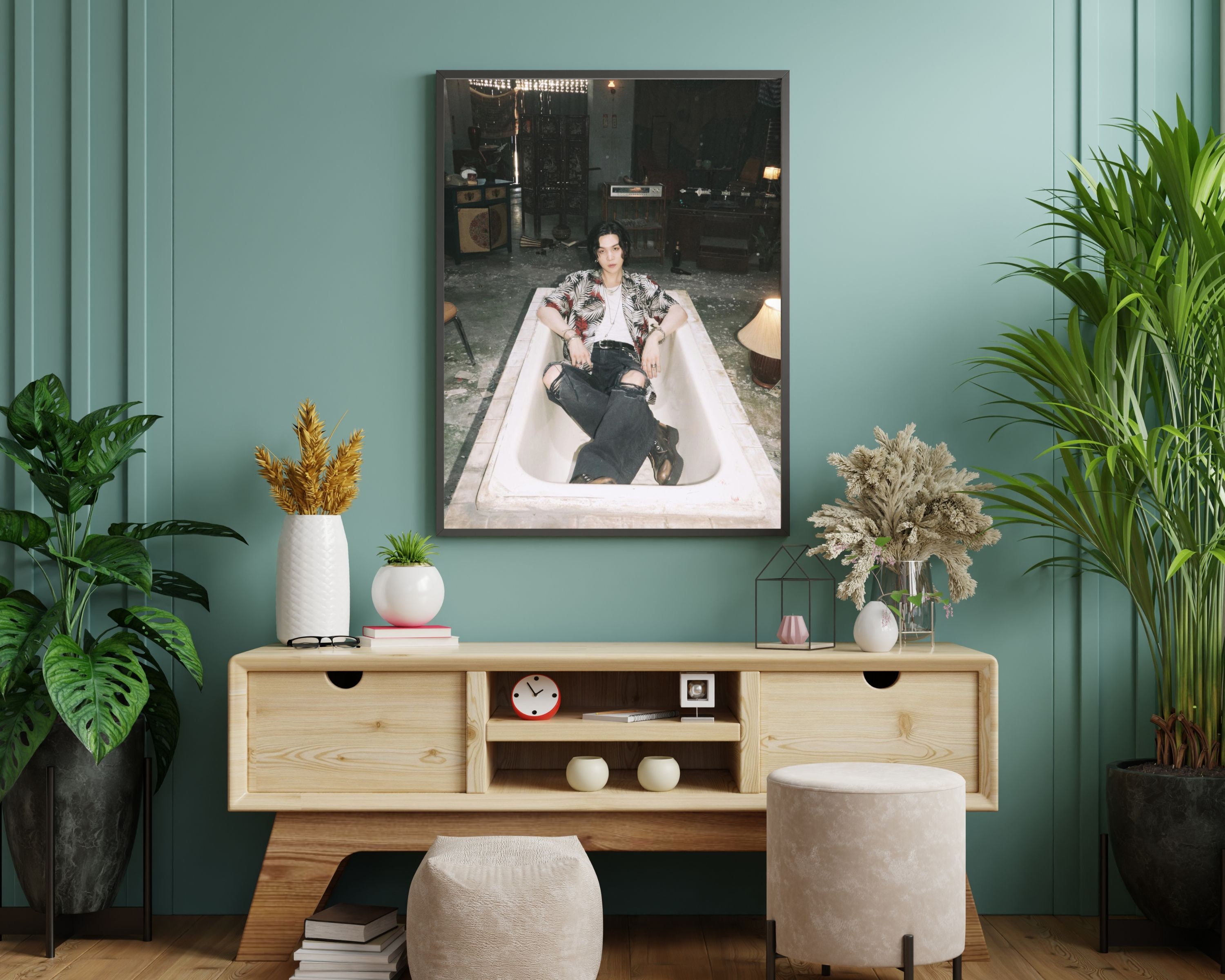 Agust D BTS Poster Set Suga BTS Agust Amygdala Inspired - Etsy