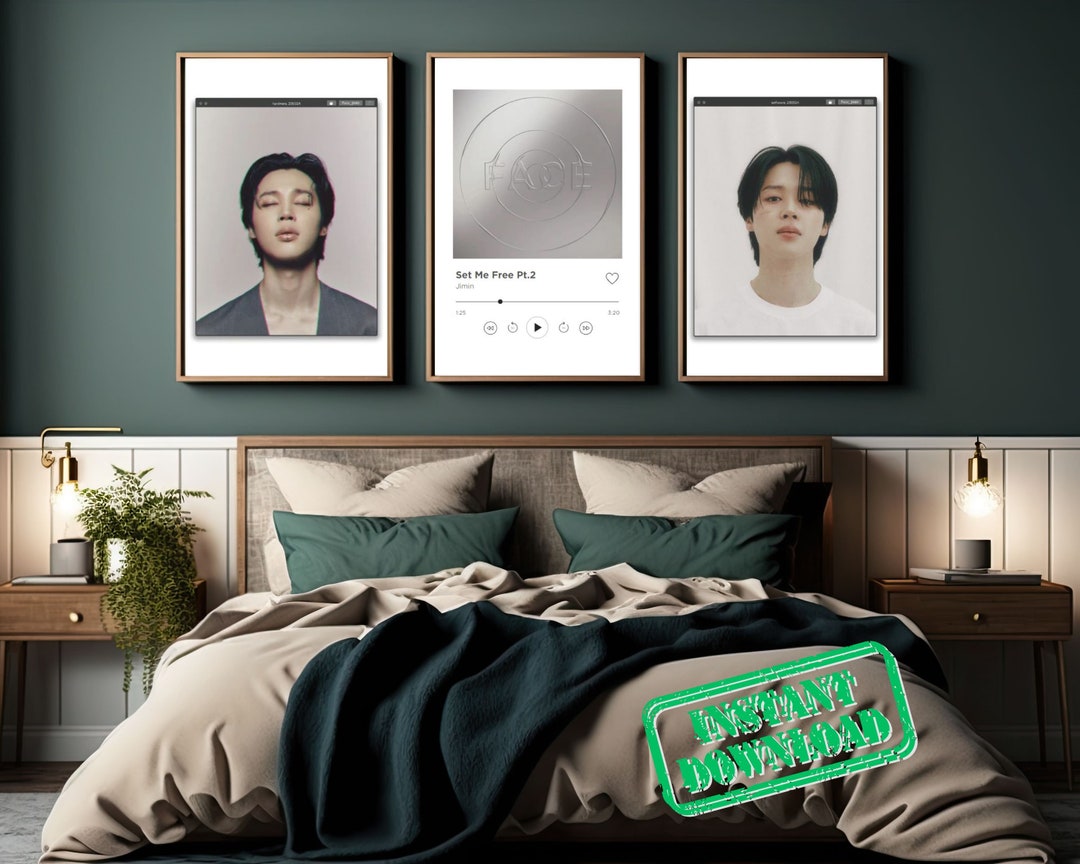 Jimin BTS Poster Set BTS Jimin Set Me Free Clear Inspired Digital ...