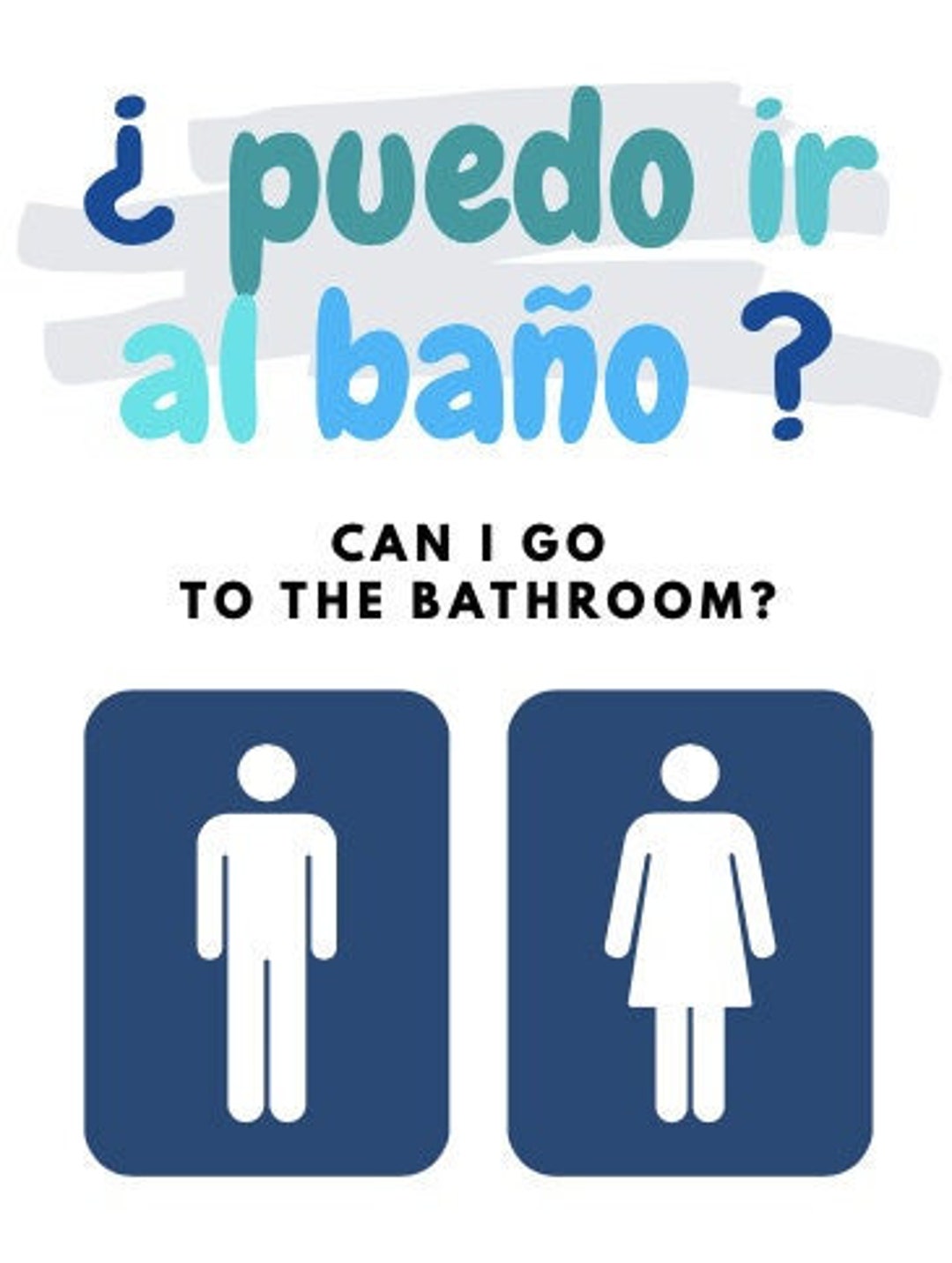Spanish Class Common Questions - Printable - Etsy