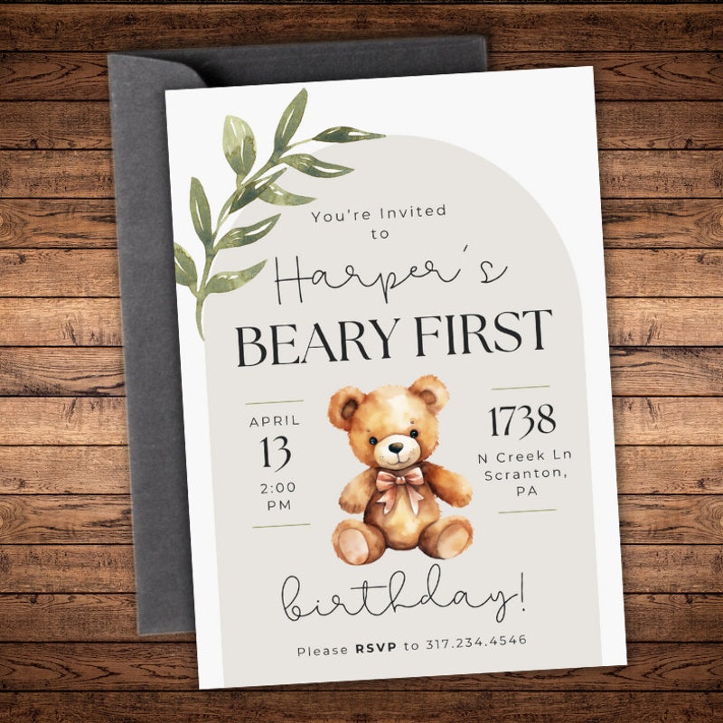 Teddy Bear First Birthday - Etsy