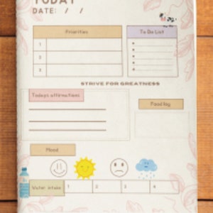 Printable / Downloadable Every Day Journal Entry - Etsy