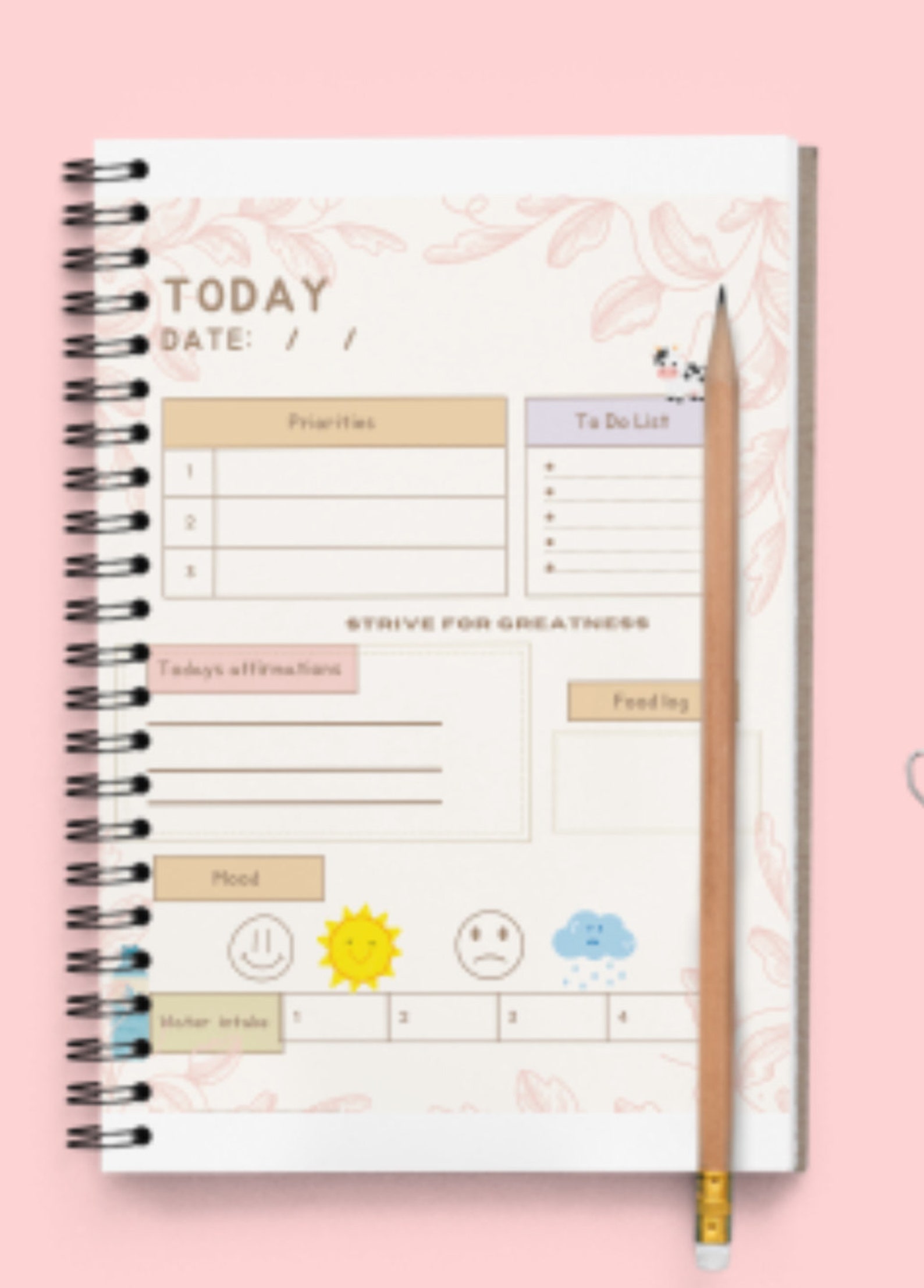 Printable / Downloadable Every Day Journal Entry - Etsy
