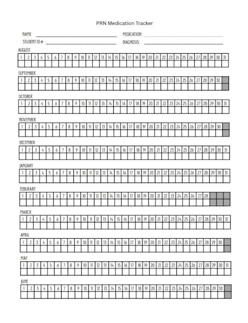 School Nurse Medication Binder - Etsy