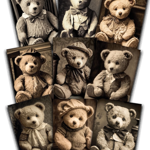 Victorian Teddy Bear - Etsy