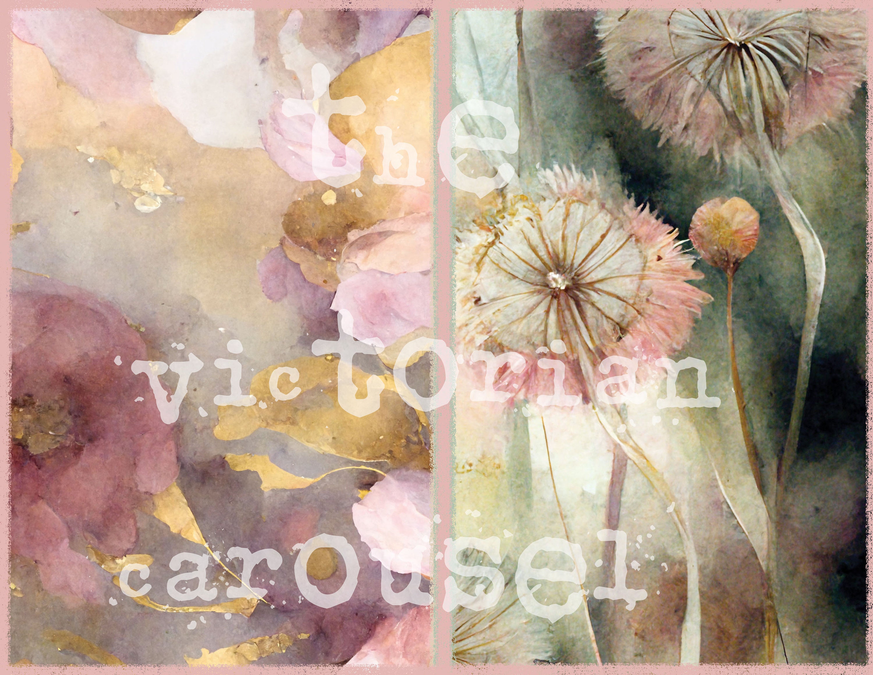 Digital Download-- 6 Double Art Journal Pages-- 12 Pages Total ...