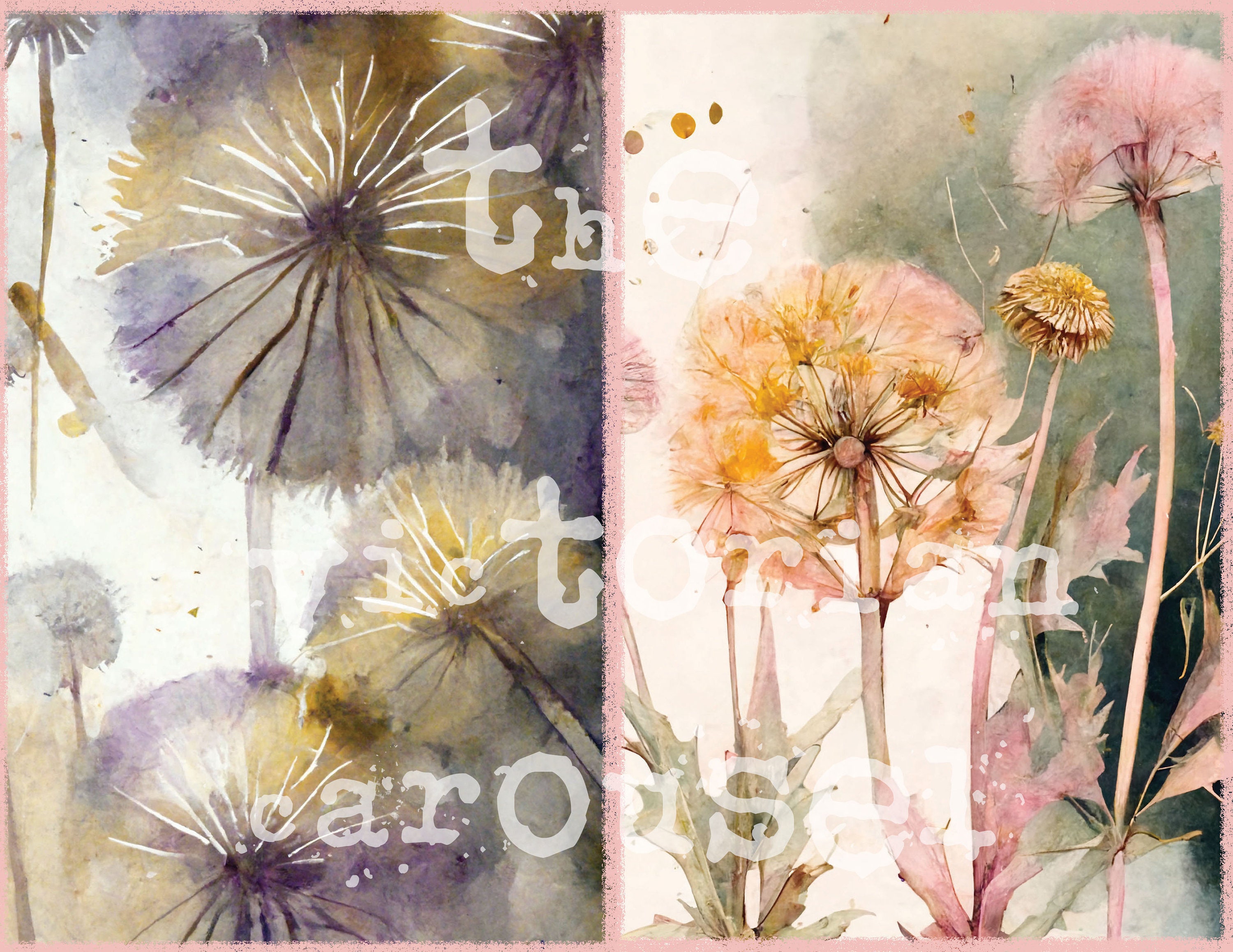 Digital Download-- 6 Double Art Journal Pages-- 12 Pages Total ...