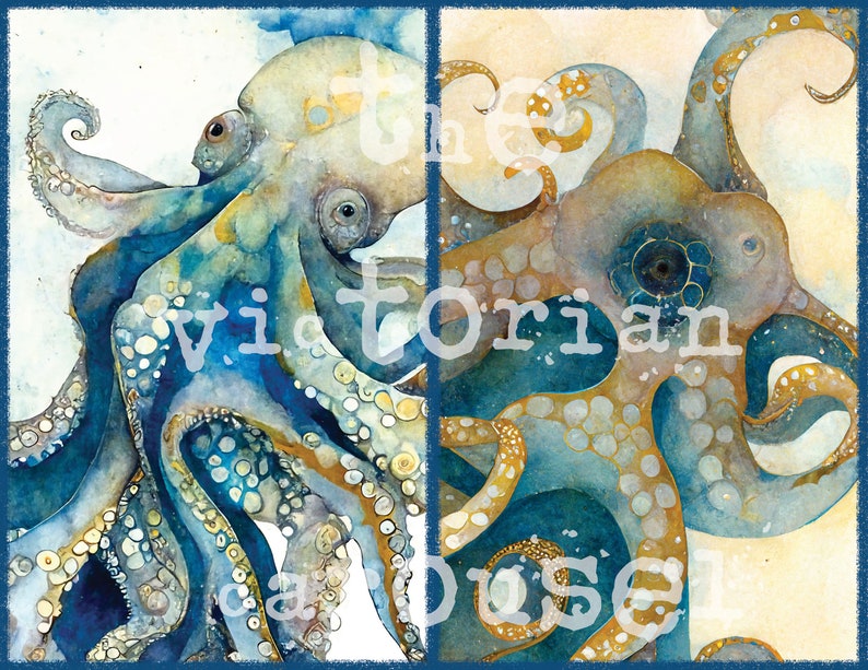 Digital Download-- 6 Double Art Journal Pages-- 12 Pages Total ...