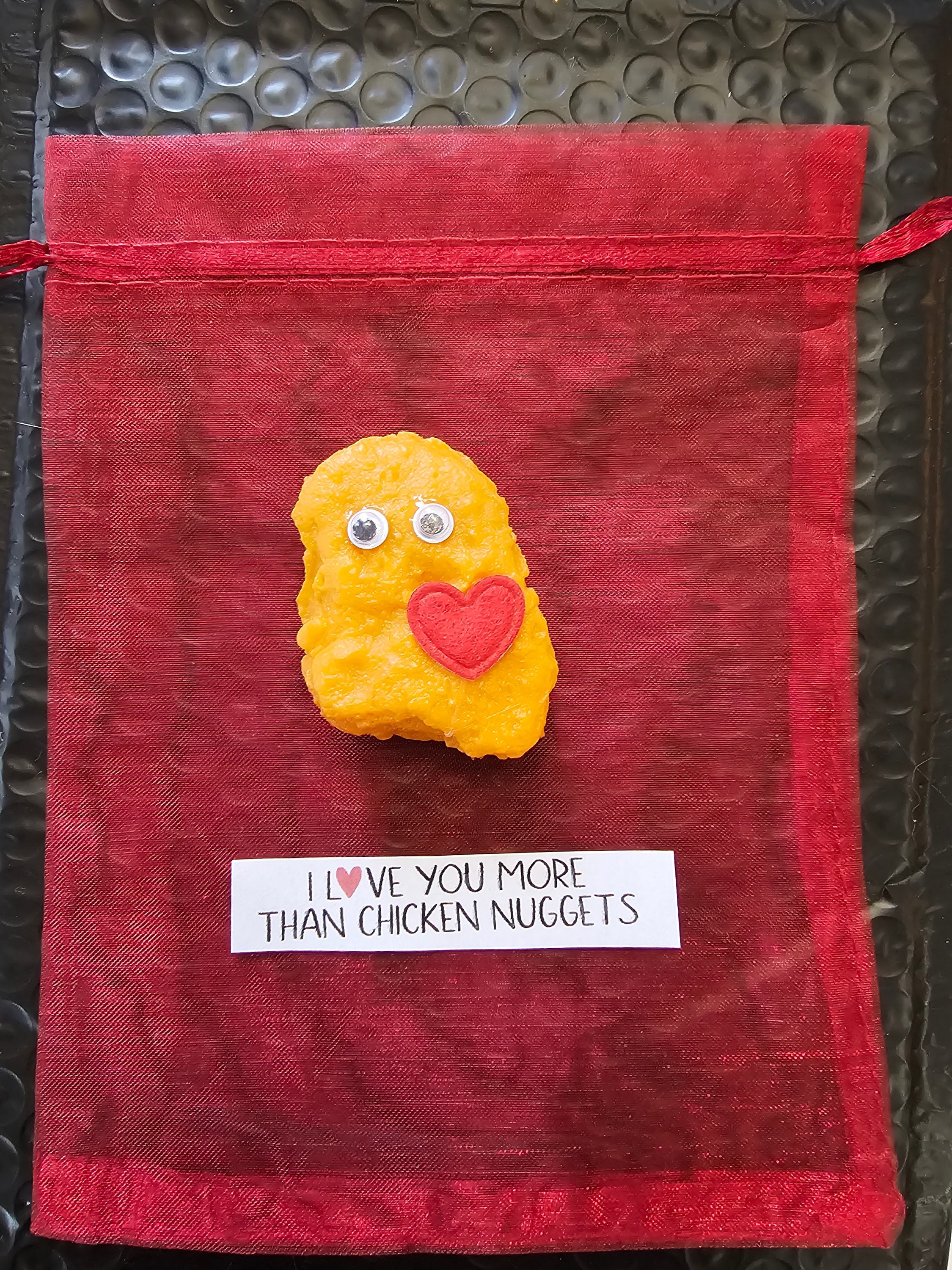 Love Nugget Magnet Chicken Red Heart Anniversary Gift Present Romance ...