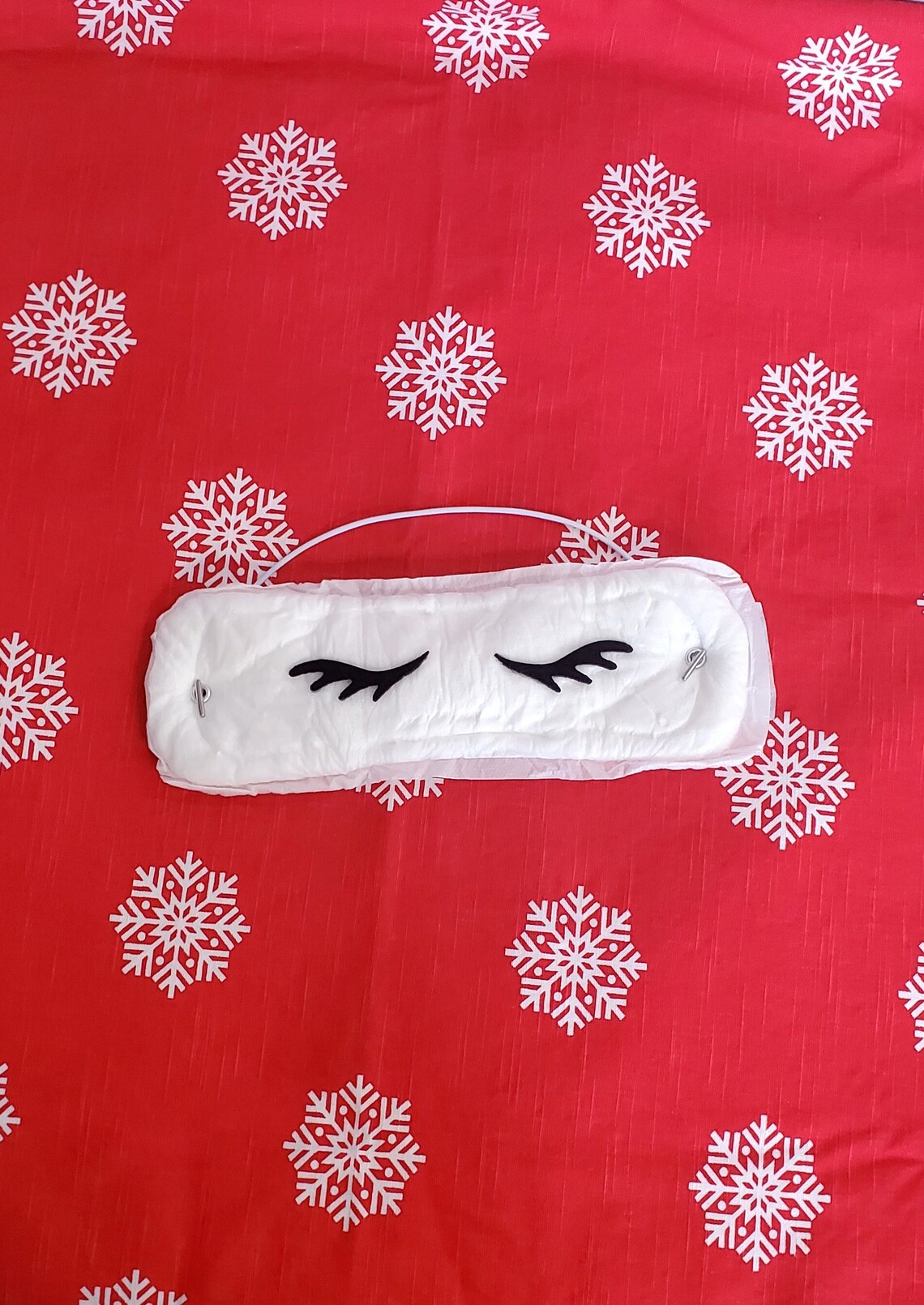 Gross Gag Gift Funny Prank for Her Maxi Pad Eye Mask Christmas Sleep ...