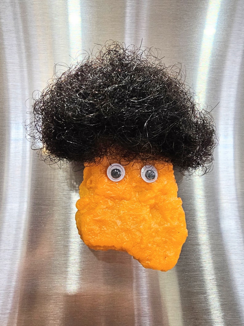 Afro Chicken Nugget Funny Refrigerator Magnet Fridge Gift Cute Fro ...