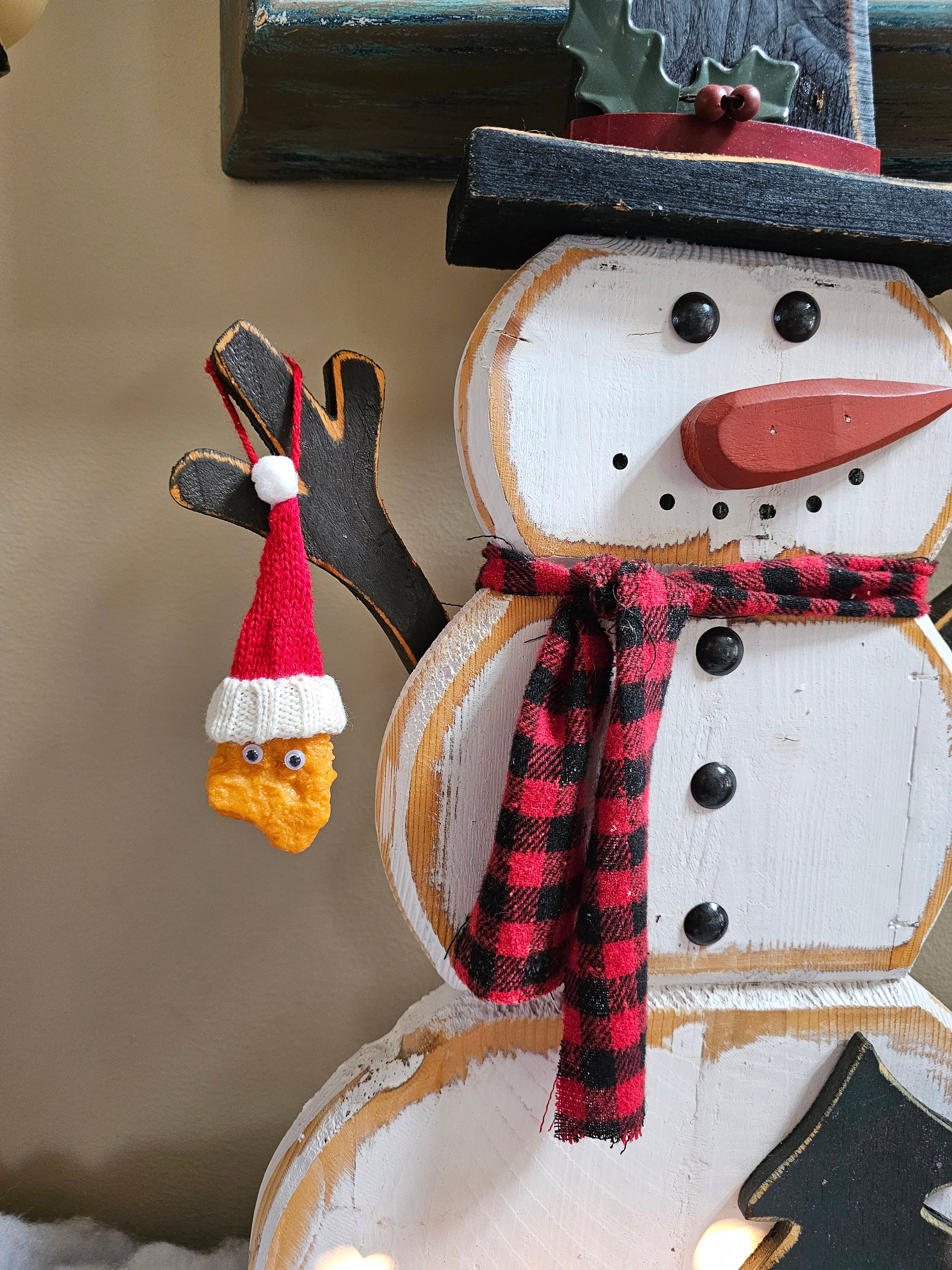 Chicken Nugget Ornament Christmas Gift Funny Food Cute Fast Tree ...