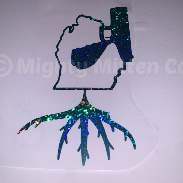 State Michigan Decal - Etsy