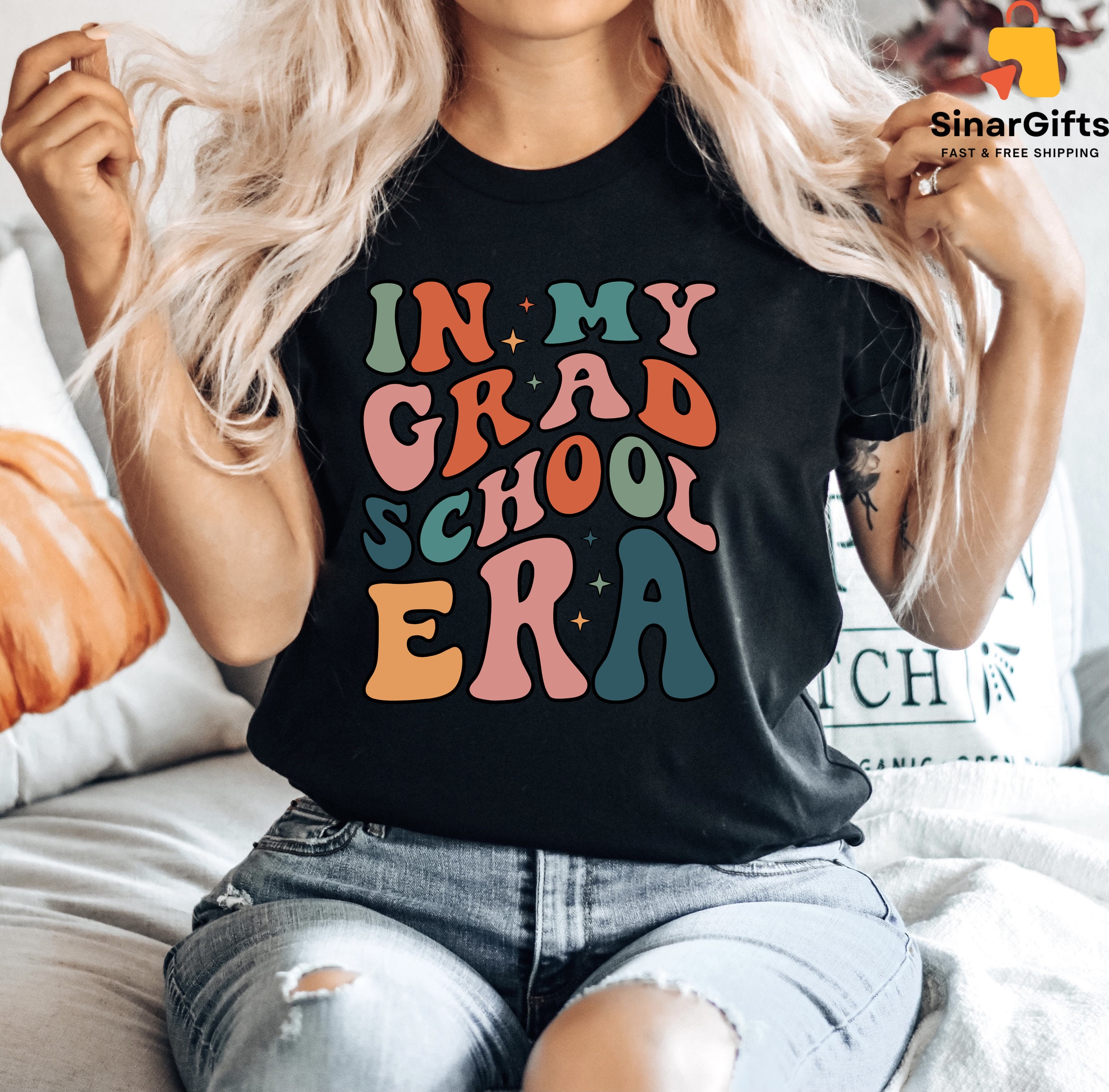 In My Grad School Era Shirt, Graduation Shirt, Funny School Gift ...