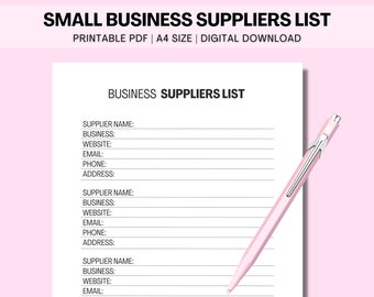 Business Supplies Start-up Costs Log | Starting Your Business | Initial ...