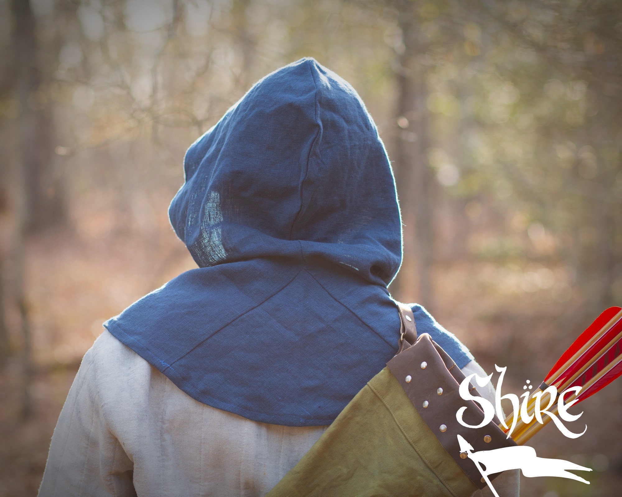 Linen Medieval Adventurer's Hood - Etsy