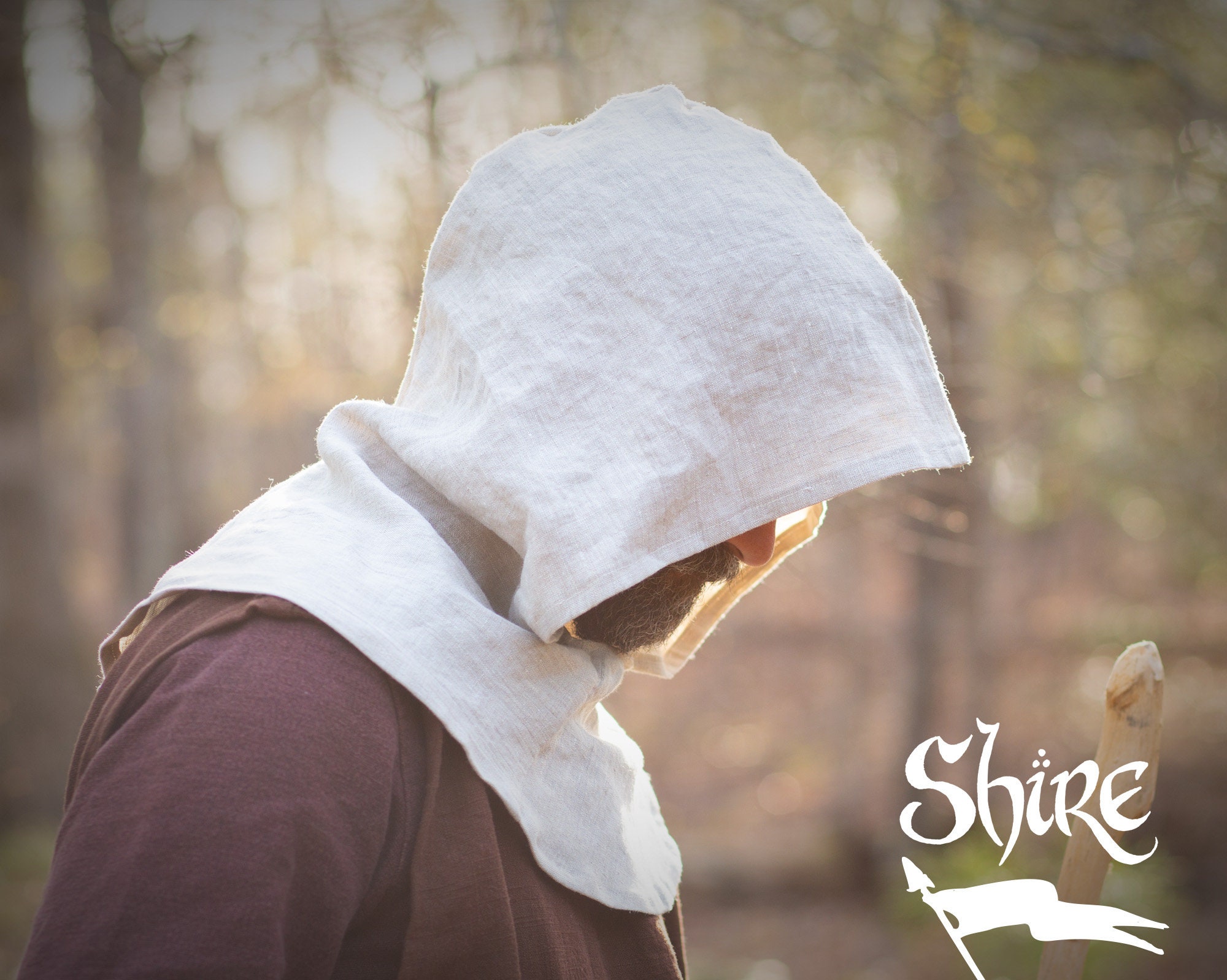 Linen Medieval Adventurer's Hood - Etsy