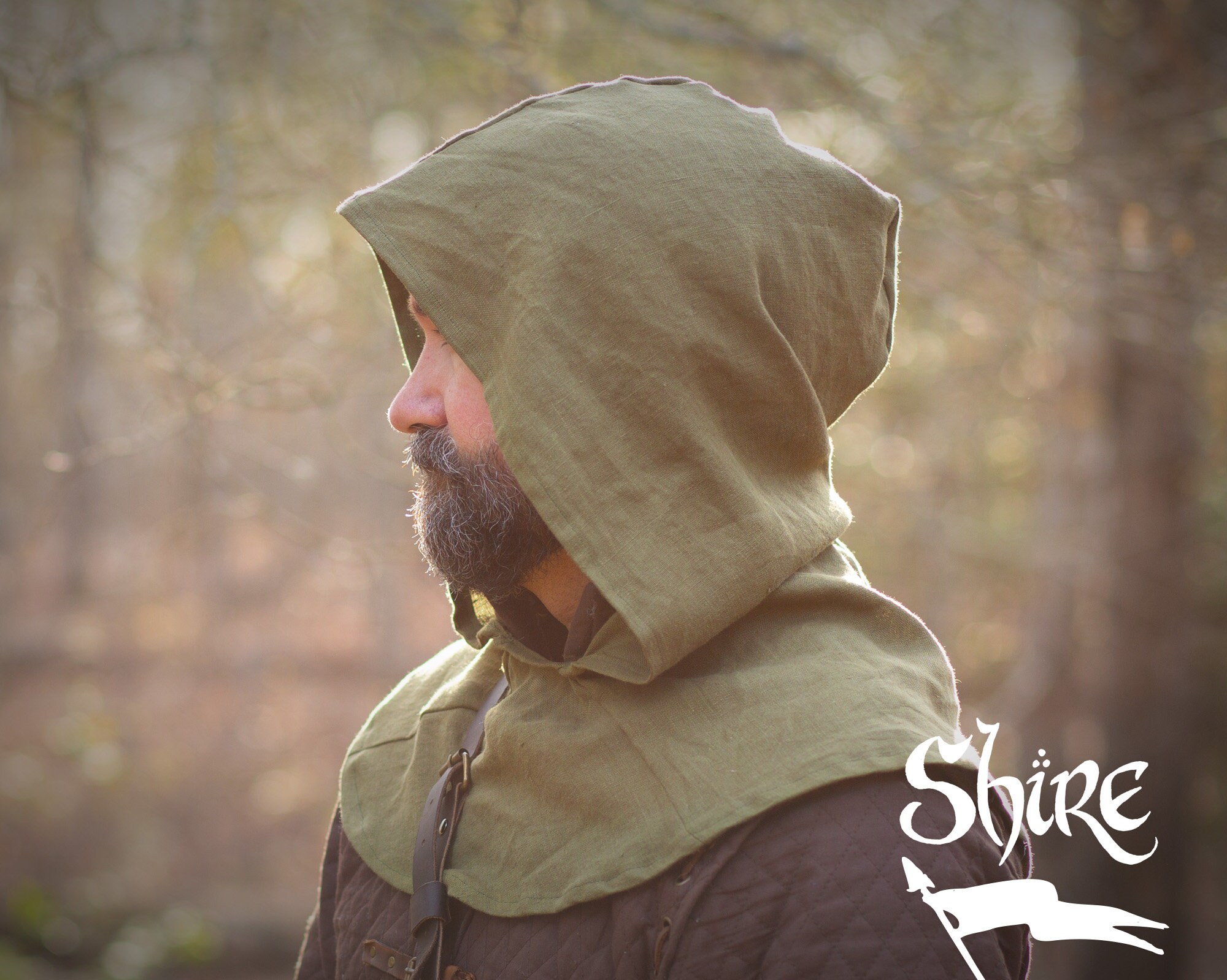 Linen Medieval Adventurer's Hood - Etsy