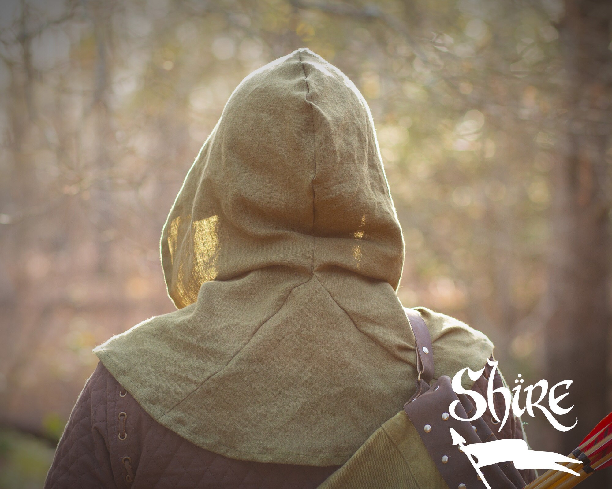 Linen Medieval Adventurer's Hood - Etsy