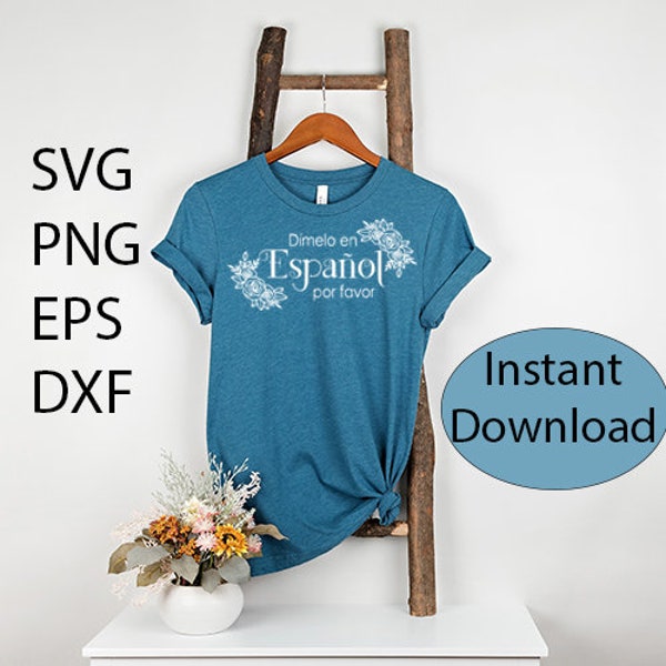 Espanol Por Favor Svg - Etsy