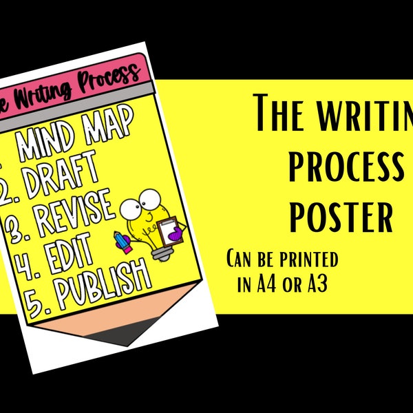 Writing Poster - Etsy